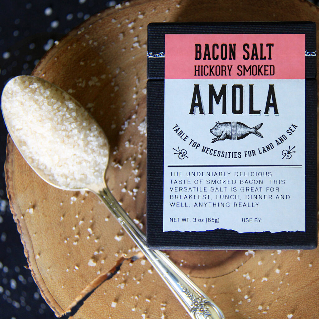 Hickory Smoked Bacon Salt - Amola.ca
